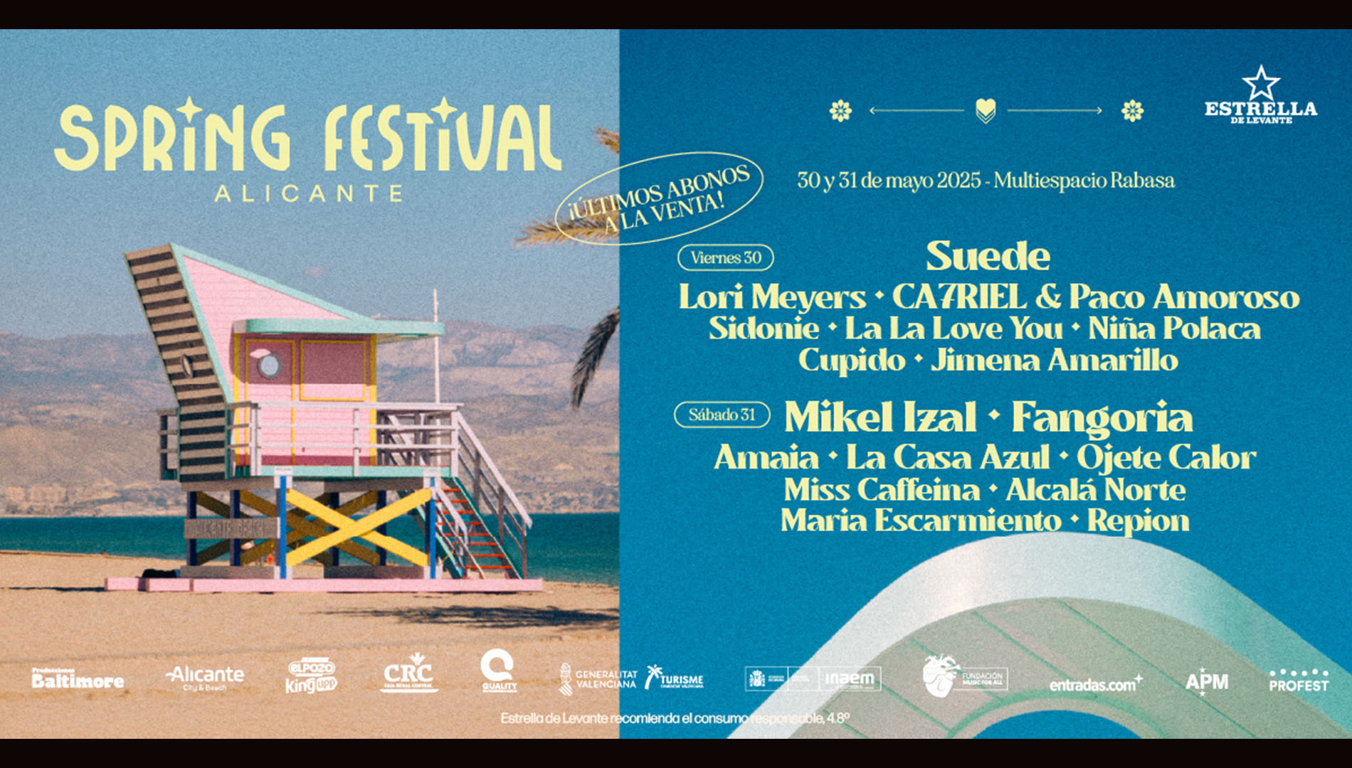 Festivales de música en primavera en España [Mayo y Junio] | Wikidriver